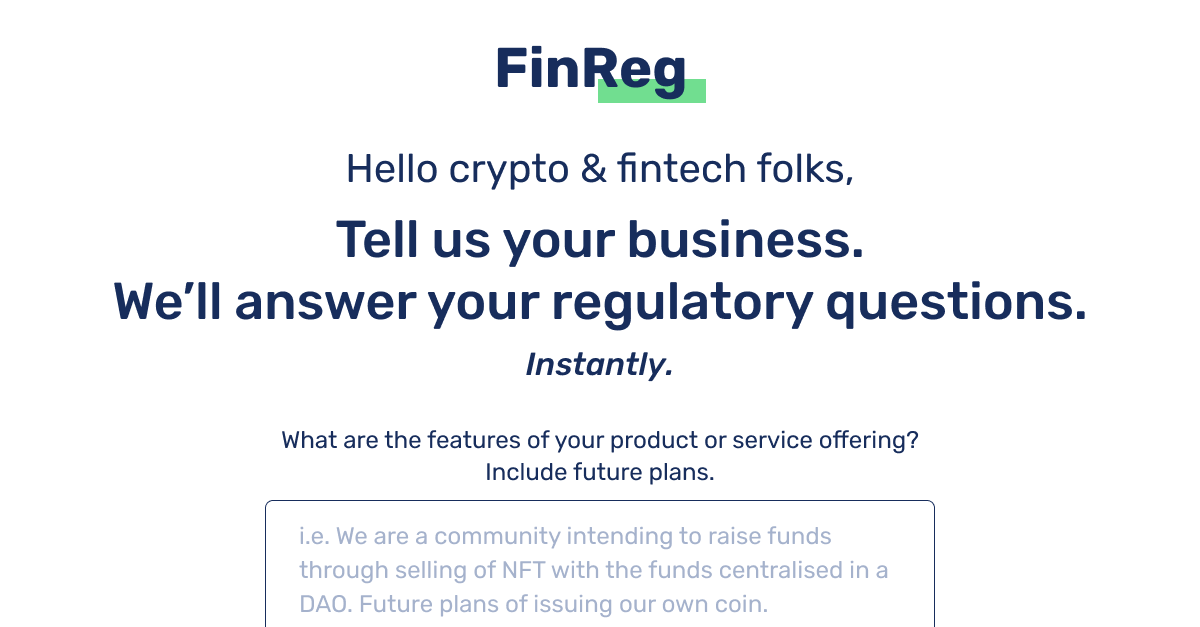 Finreg.sg - Financial regulations made accessible
